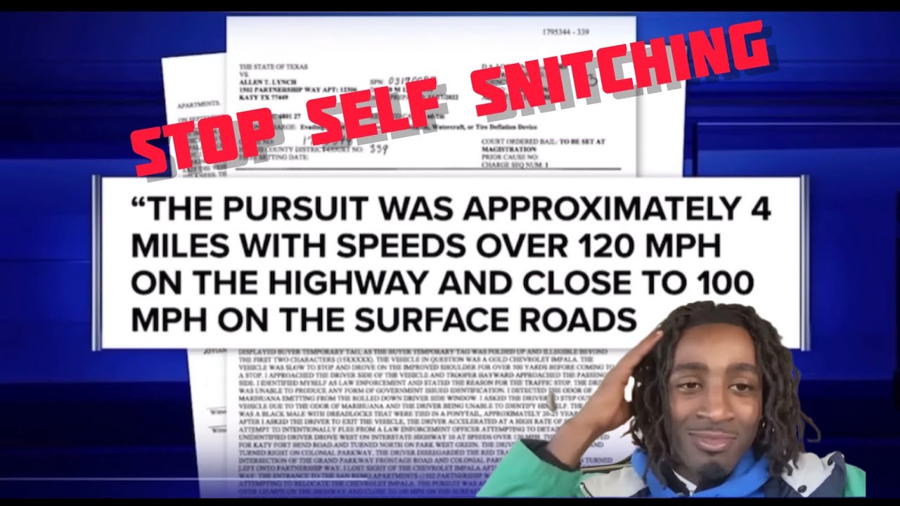 THIS IS WHAT YOU SHOULD "NOT" DO WHEN YOU RUN FROM THE POLICE...& GET ...