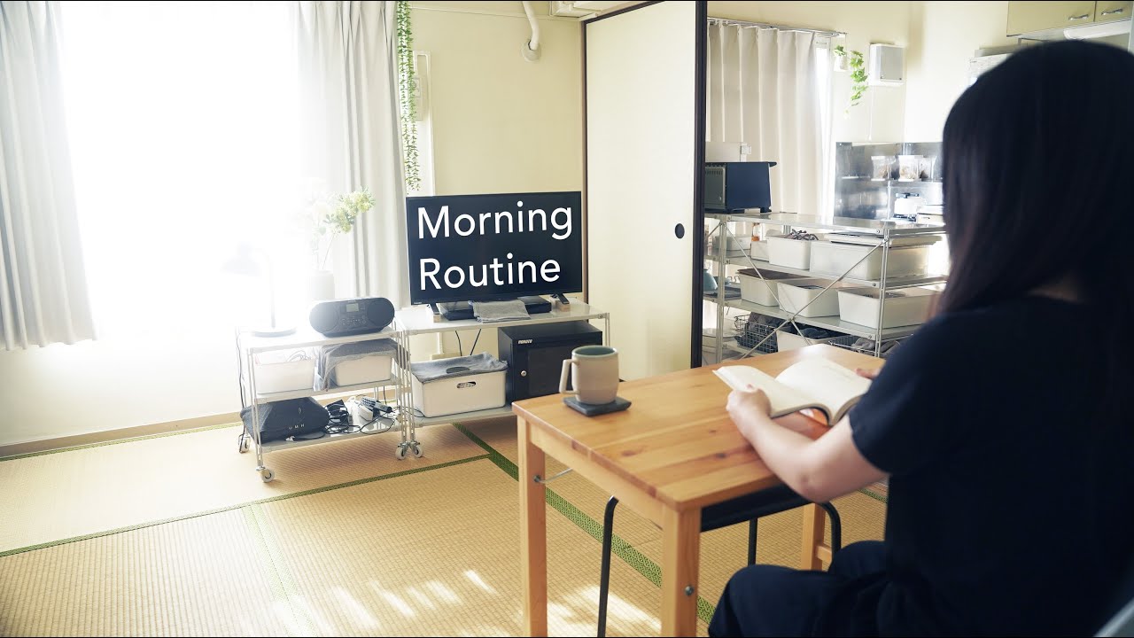 【Morning Routine】15分早く起きてみる社会人の平日：Japan VLOG - YouTube