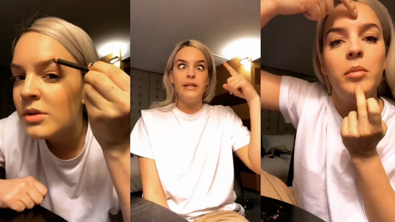 Anne Marie | Instagram Live Stream | 9 April 2018 [ Make Up Tutorial ...