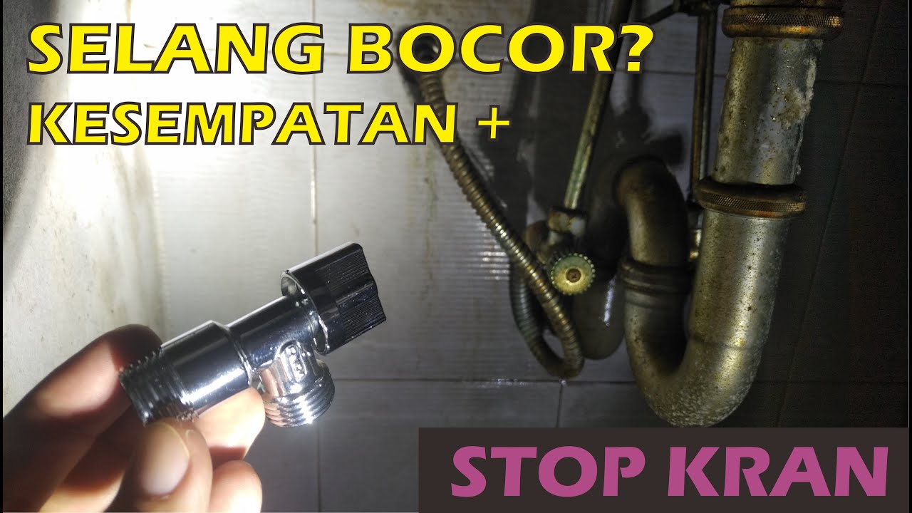 Anda dapat lakukan sendiri. Perbaiki selang fleksibel bocor dan pasang ...