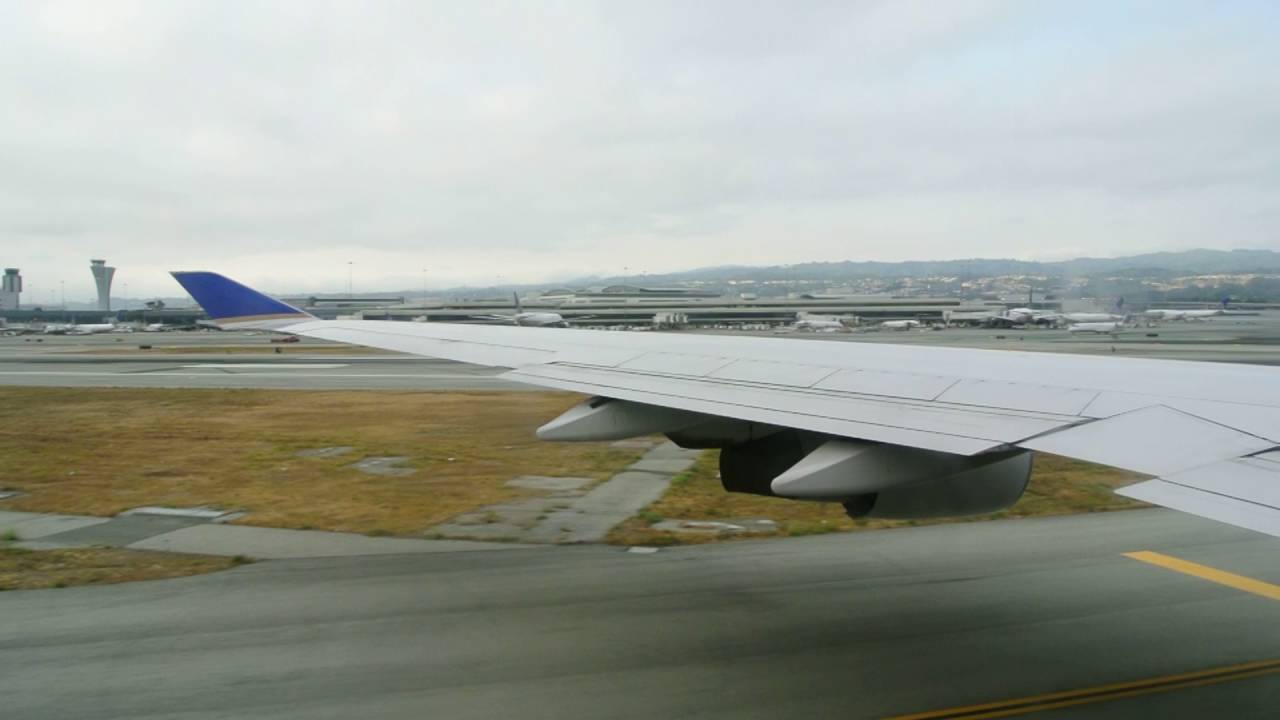 20160819_UA858(PVG-SFO) Landing 美联航858航班(上海浦东-旧金山)降落 - YouTube