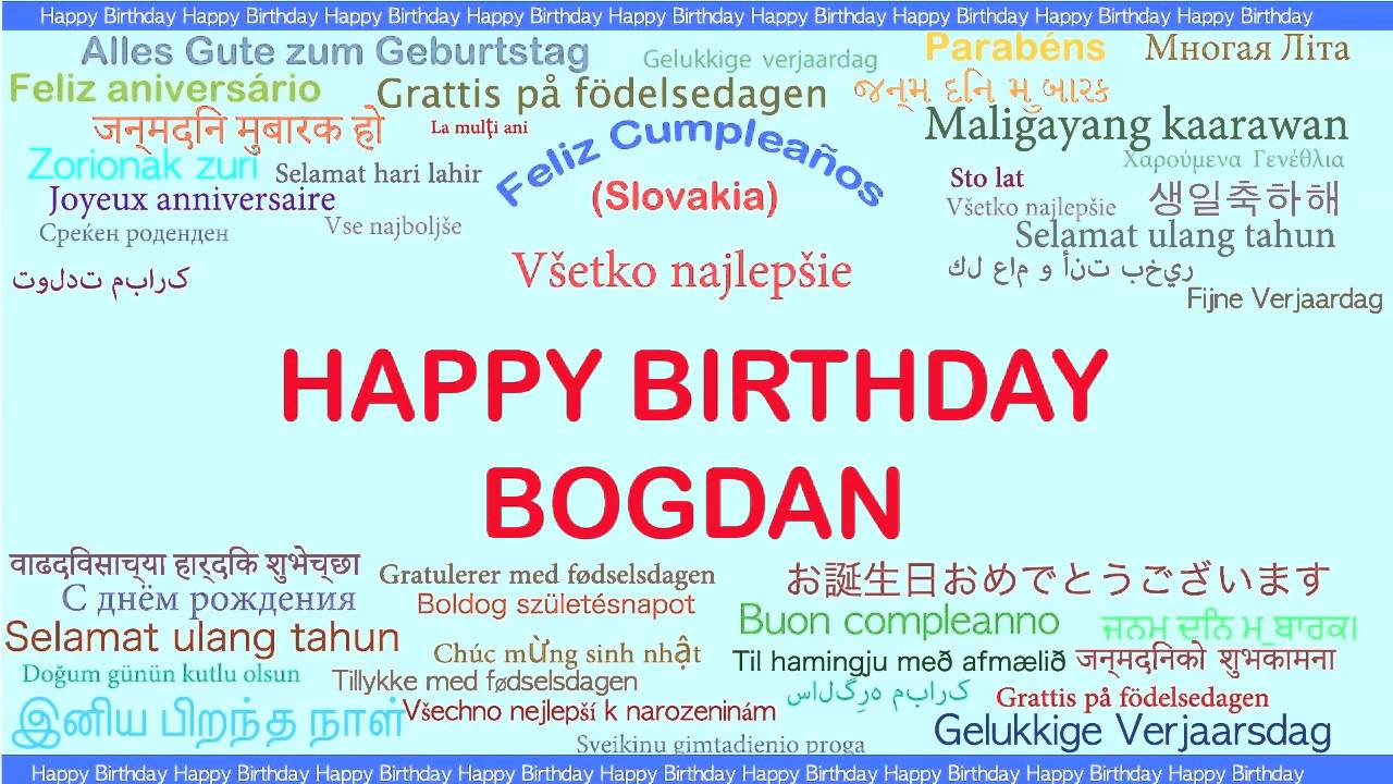 Bogdan Languages Idiomas - Happy Birthday - YouTube