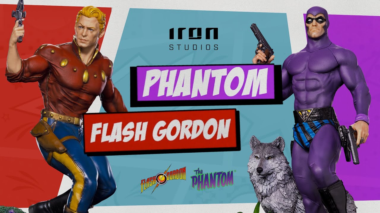 Phantom & Flash Gordon | Iron Studios - YouTube