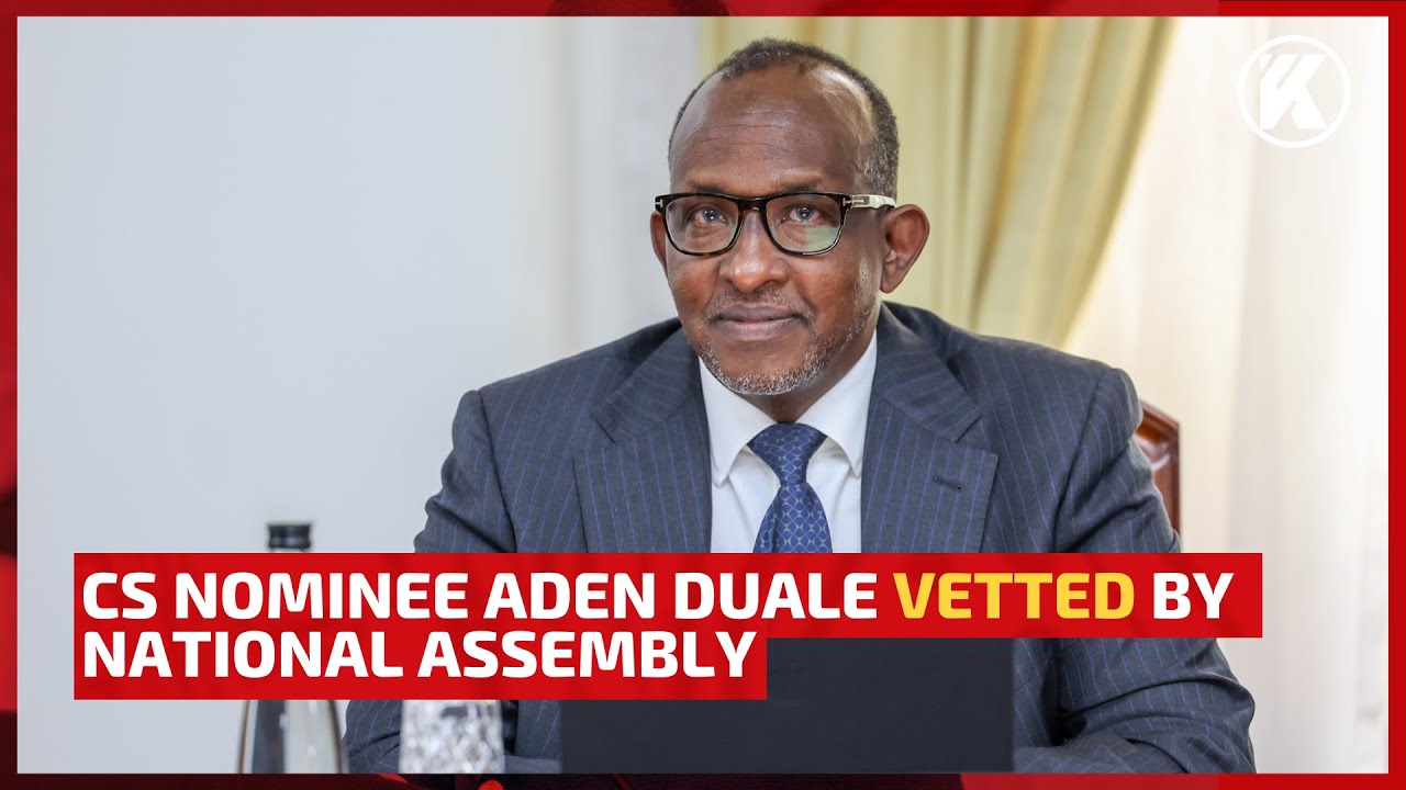 LIVE: CS NOMINEE ADEN DUALE VETTING - YouTube