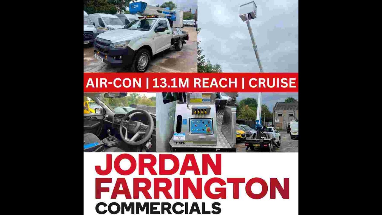 NEW 2023 '73 reg' ISUZU D-MAX PICKUP 4X4 MEWP CHERRY PICKER WITH ...