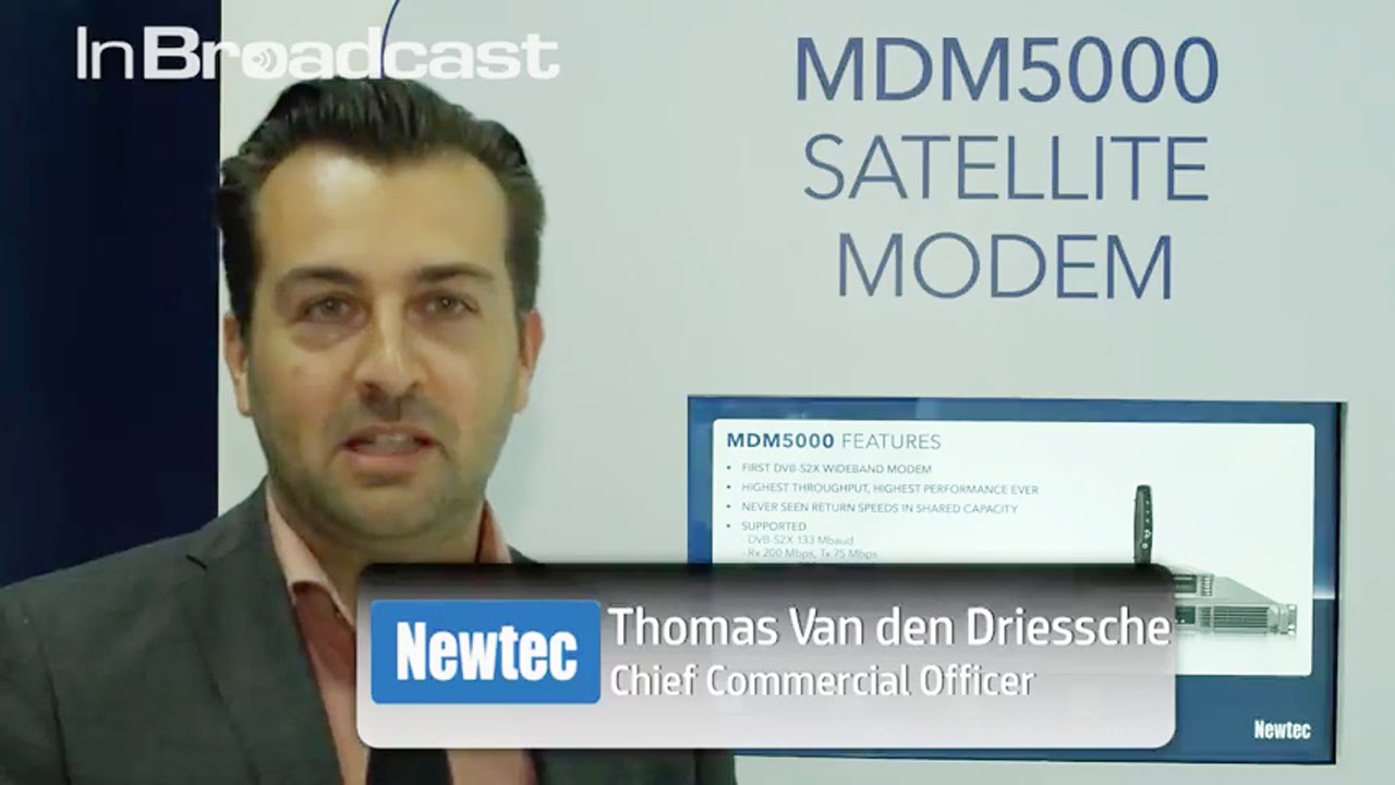 InBroadcast InSight At BroadcastAsia2016 - Newtec MDM5000 - YouTube