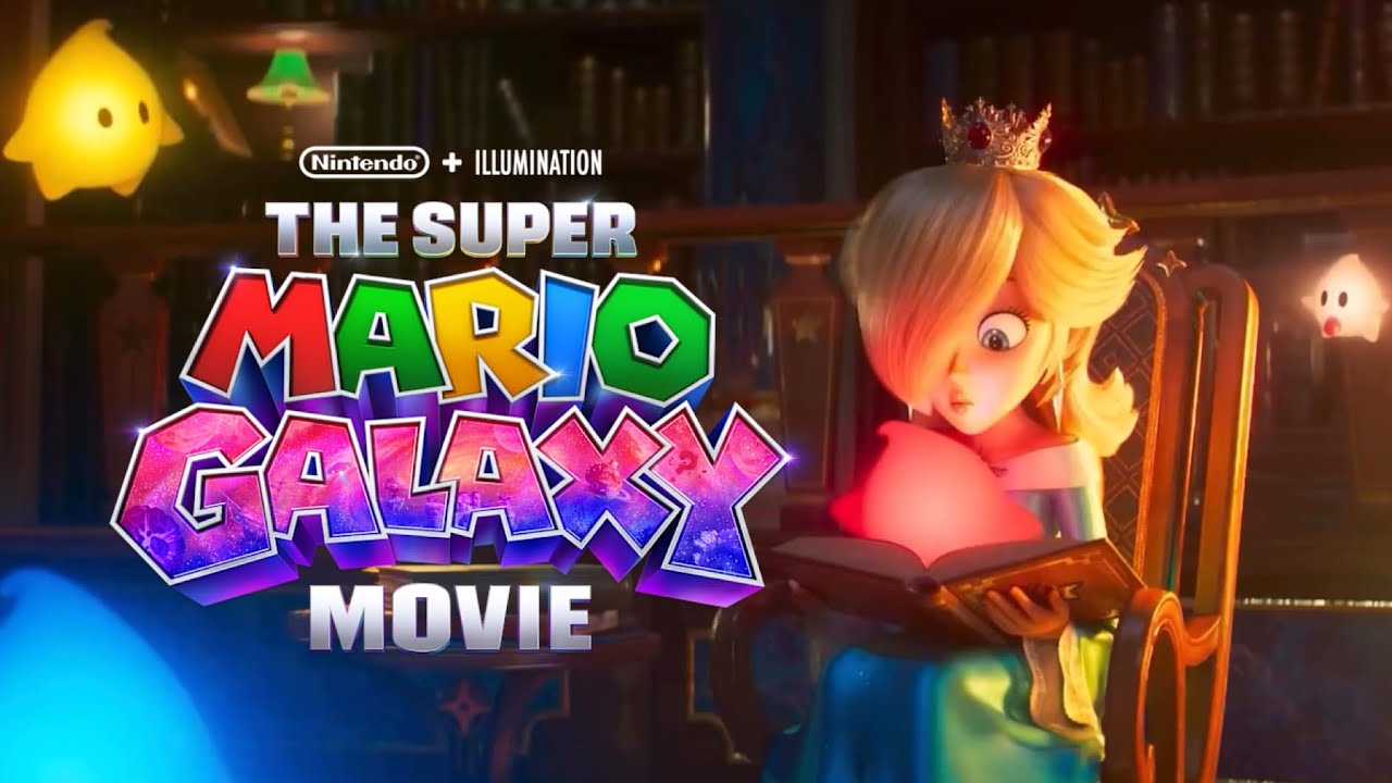 The Super Mario Galaxy Movie|Story-time with Rosalina scene - YouTube