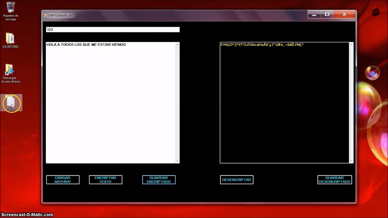 Criptografia AES con Contraseña en Visual Basic (VB.NET). Encriptacion, Desencriptacion. - YouTube