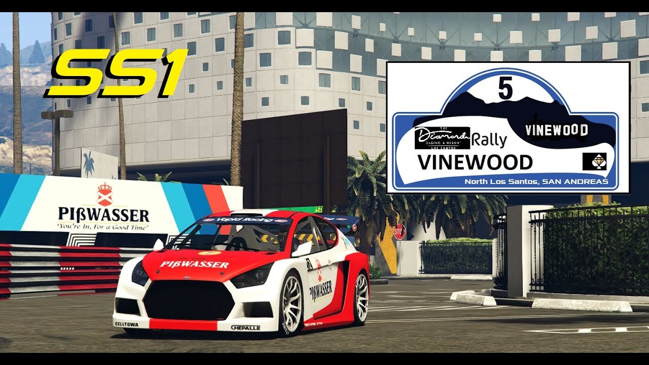 GTA V Motorsport - Realistic Rally Stages - RALLY VINEWOOD - SS1 ...