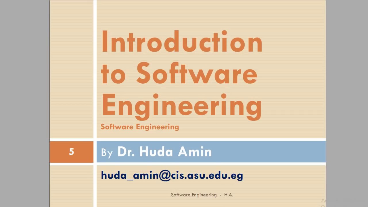 Software - Lecture 1 - YouTube