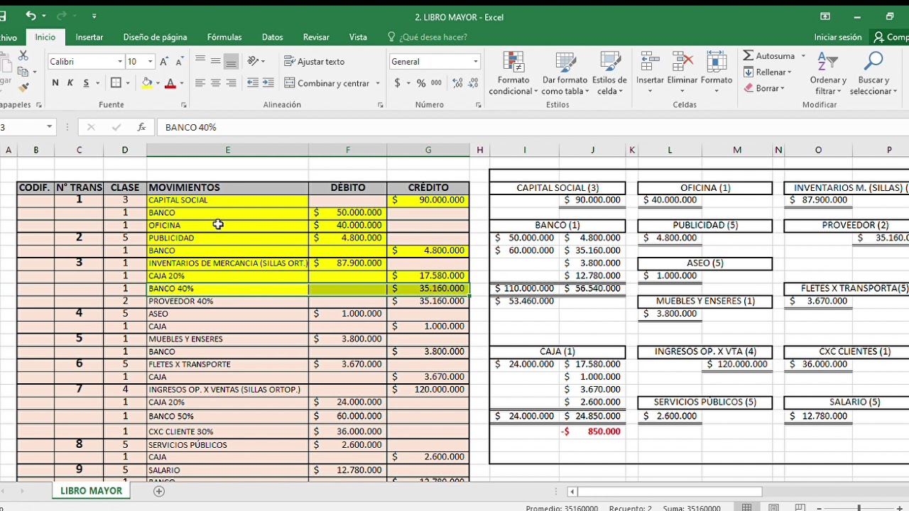 2 LIBRO MAYOR - YouTube