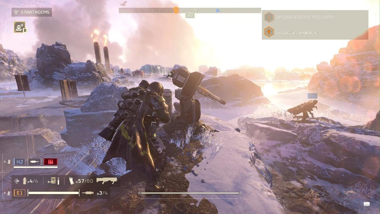 HELLDIVERS 2 random falling body - YouTube