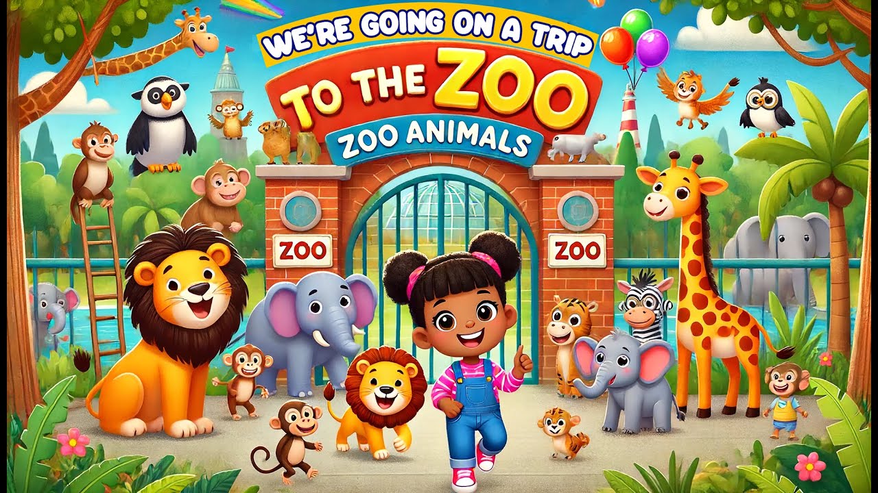 WE'RE GOING ON A TRIP TO THE ZOO | ZOO ANIMALS - YouTube