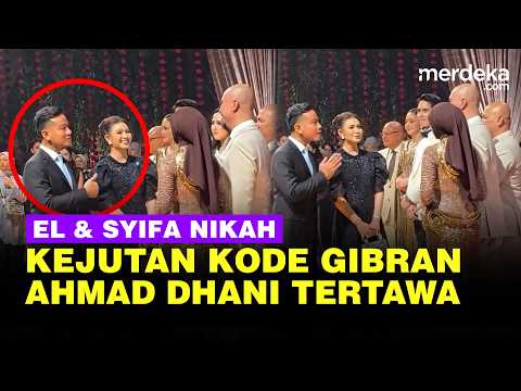 Kejutan Kode Gibran di Pernikahan El Rumi & Syifa Hadju Bikin Ahmad Dhani Tertawa