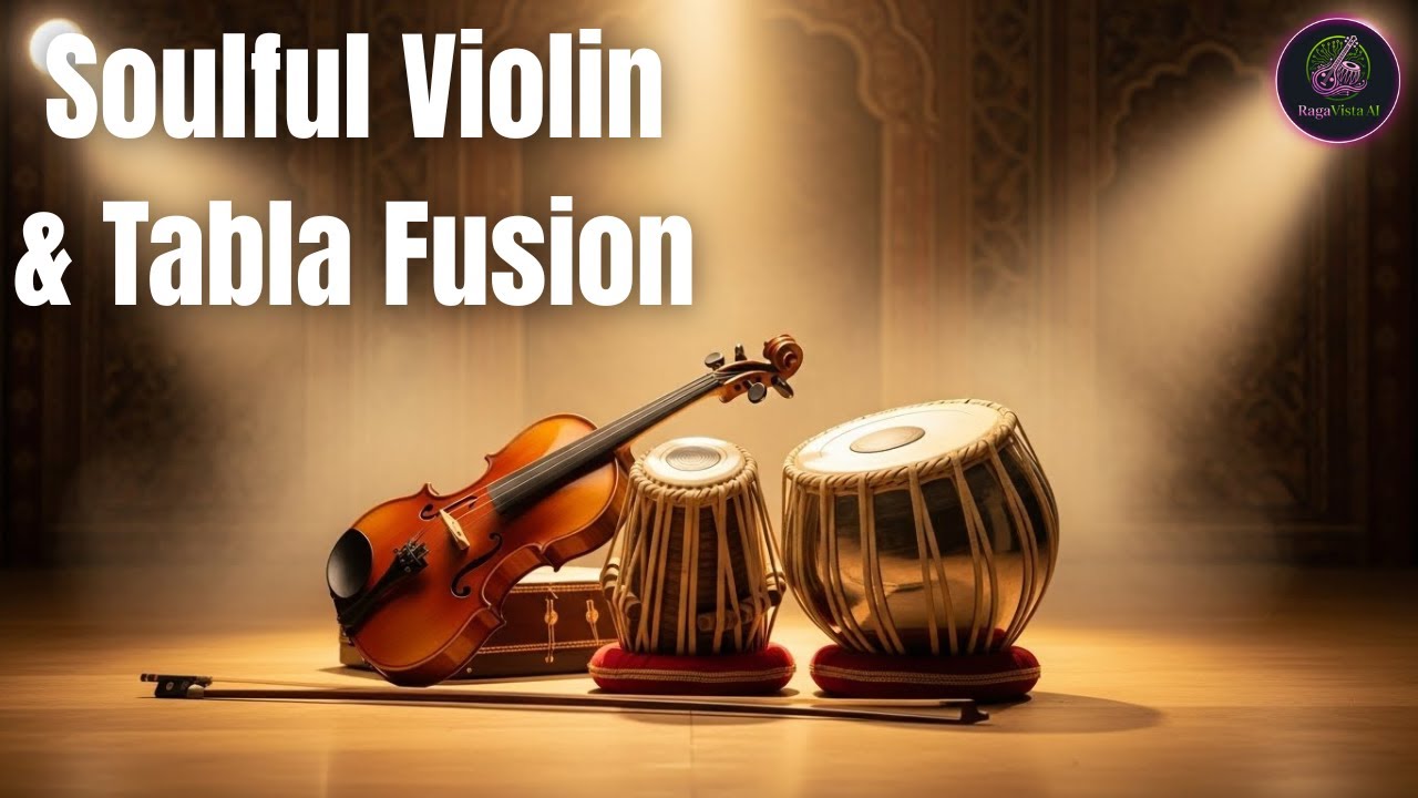 Soulful Violin & Tabla Fusion | Serene Indian Classical Instrumental ...