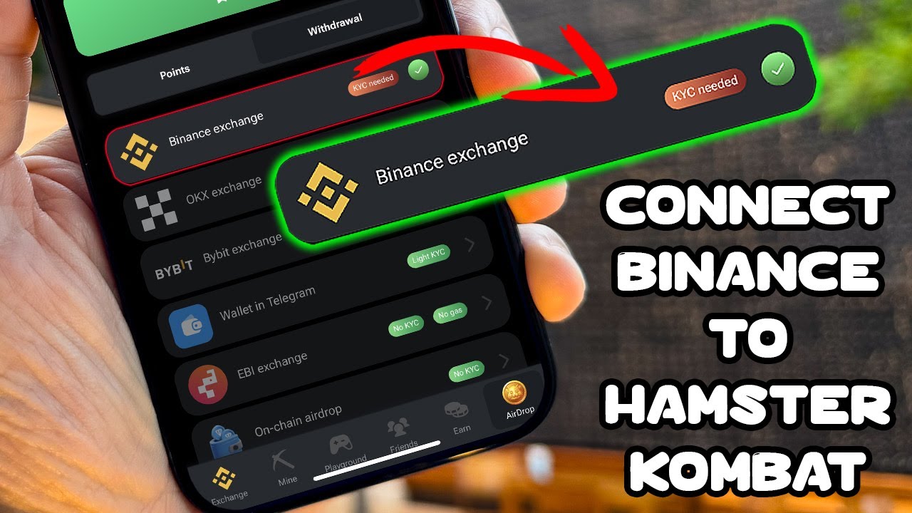 How To Connect Binance Wallet To Hamster Kombat 100% Working - YouTube