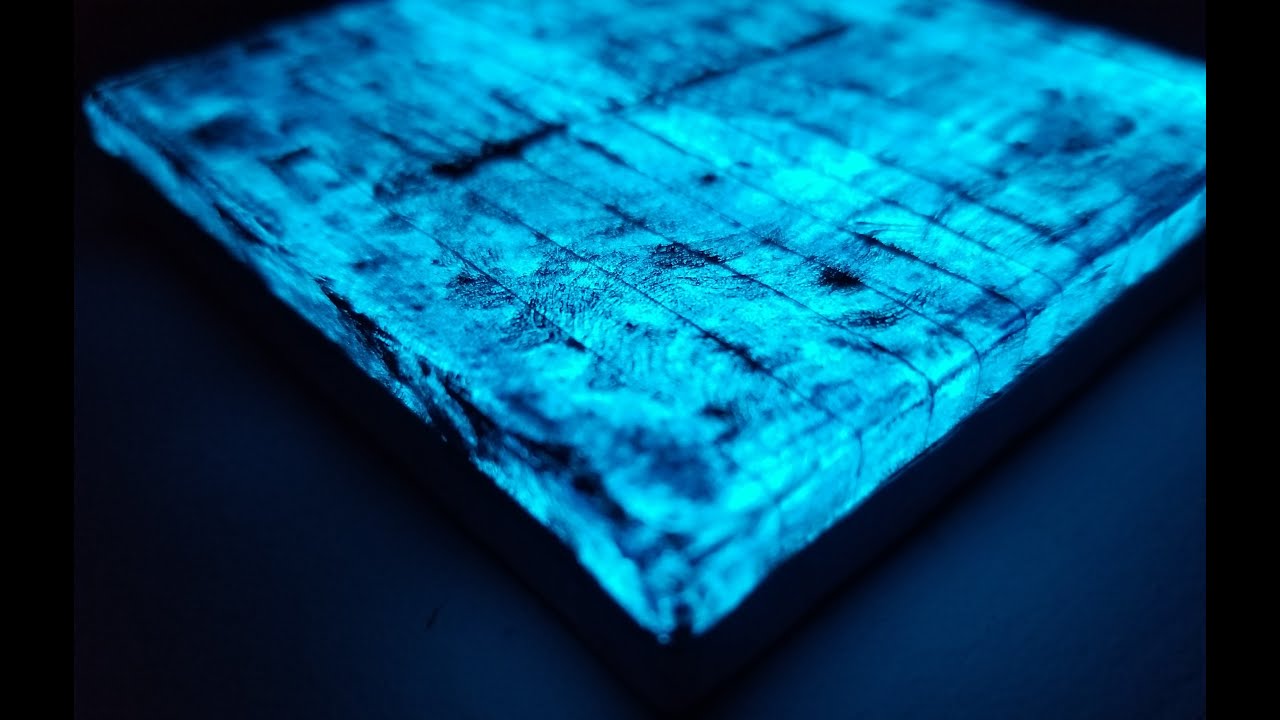 The Electric House Plant Project | Electroluminescent Paint on Canvas ...