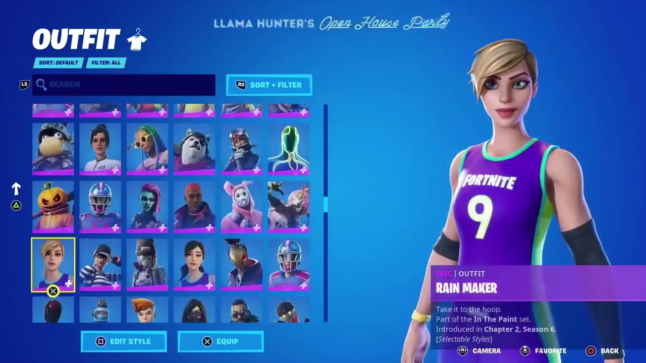 One of the most STACKED LOCKERS in Fortnite with 1,250+ SKINS! - YouTube