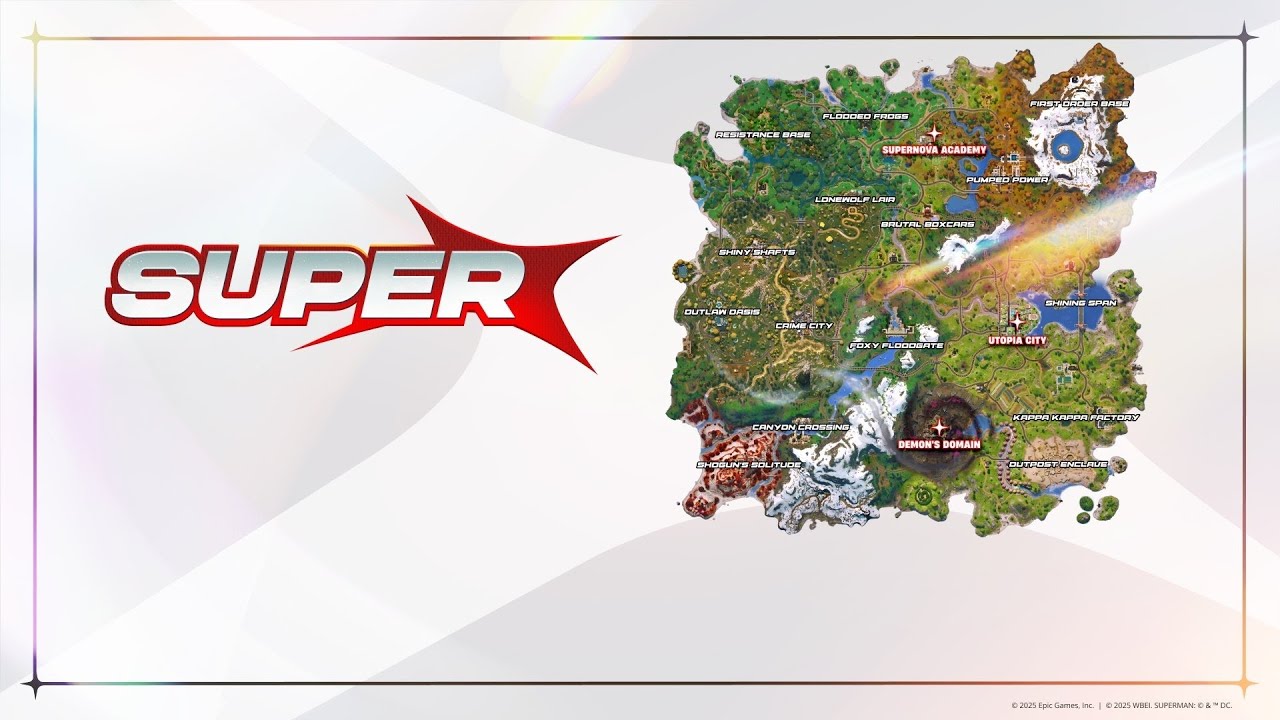 Fortnite Chapter 6 Season 3 - Map Reveal - YouTube