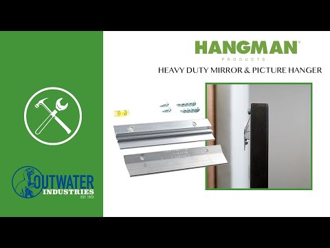 HANGMAN® Products: Heavy Duty Mirror and Picture Hanger - YouTube