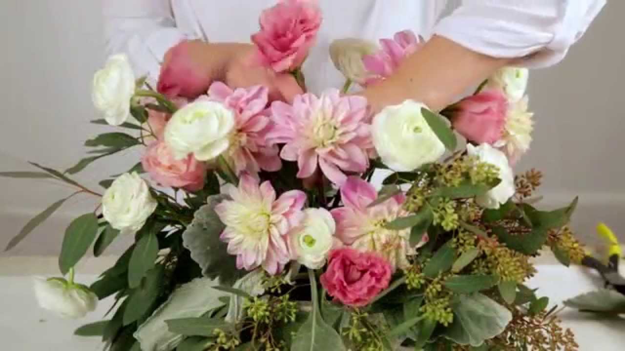 How to Make a Mixed Spring Bouquet - YouTube