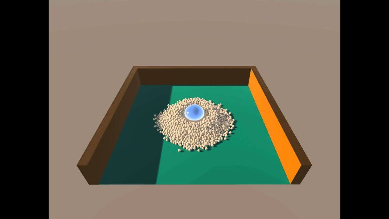 Object Falling on Sand - YouTube