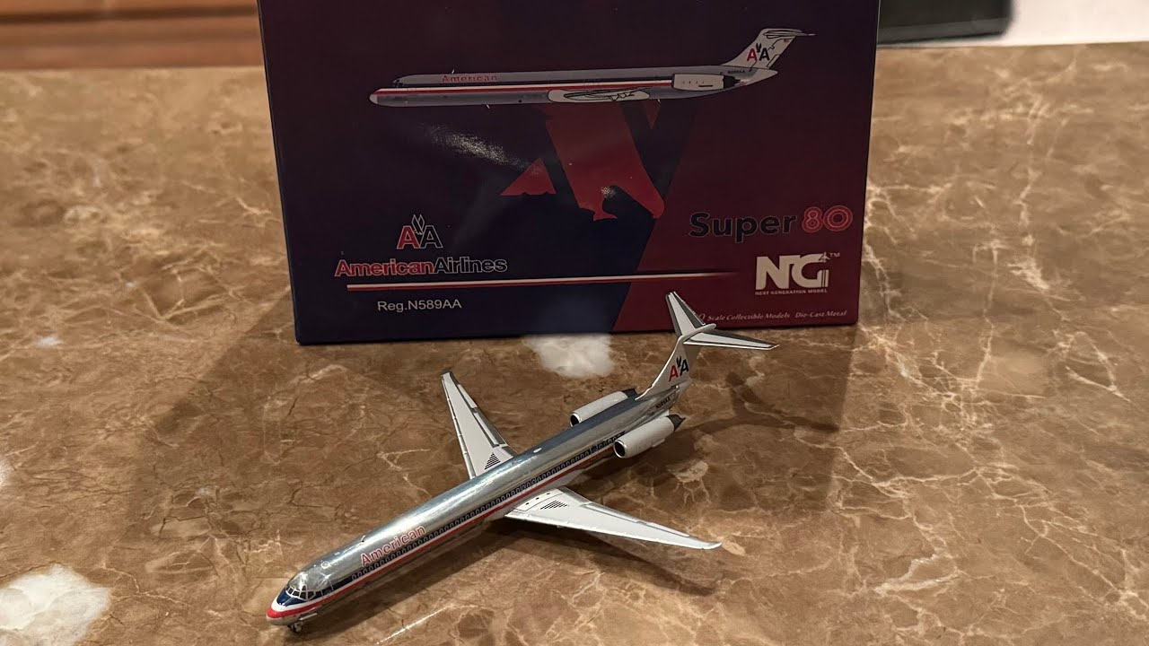 Model Review! NG Models 1:400 American Airlines MD-80 *Early Version ...