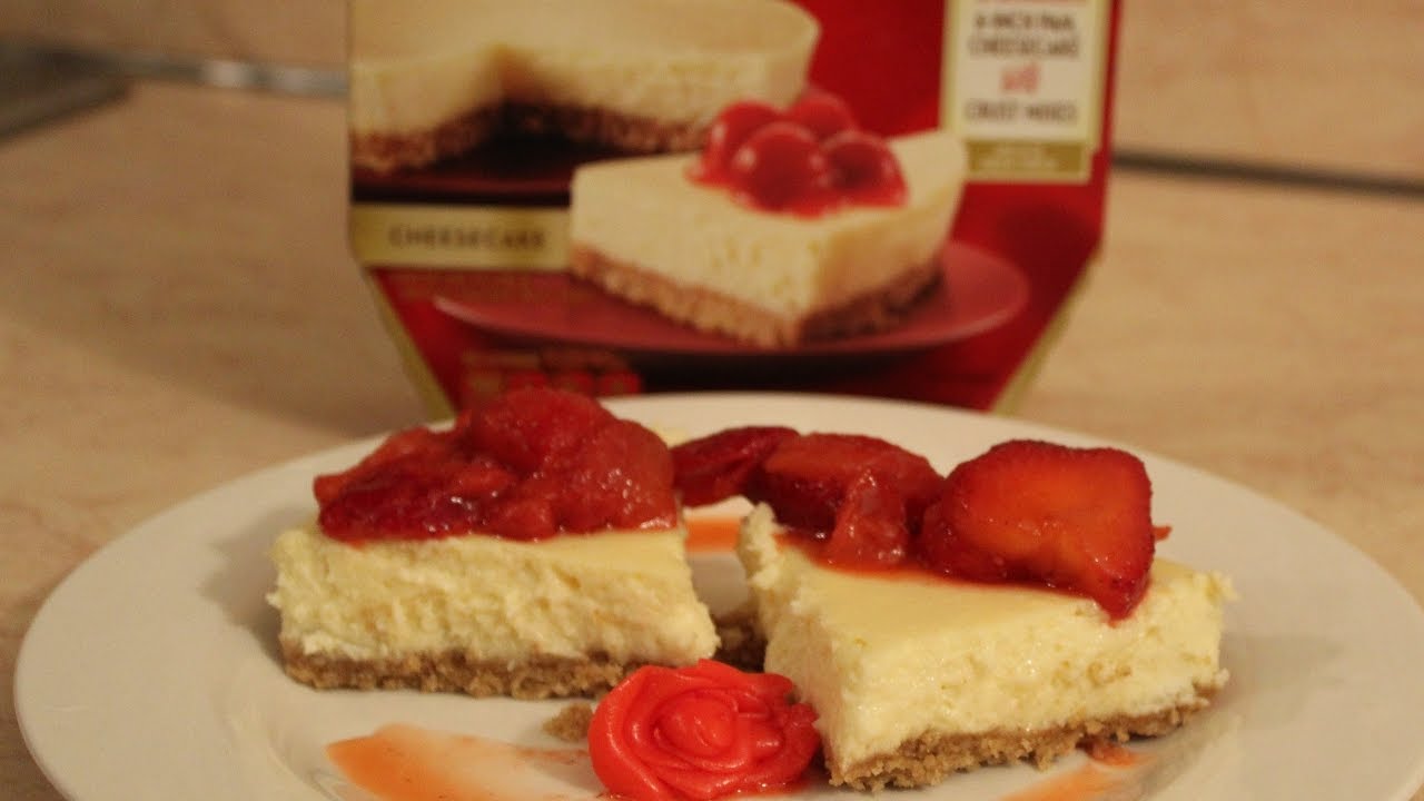 Duncan Hines Cheesecake Review - YouTube