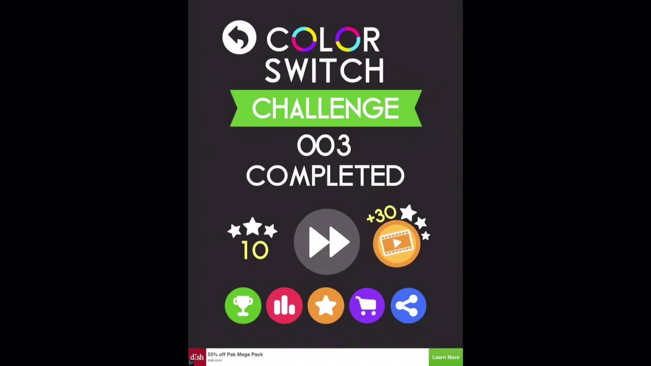 Color Switch Challenge Mode 1-5 - YouTube