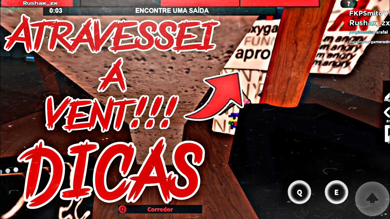 Aprendi a passar vents. Mostrando como atravessar de Fera e Survivor | TUTORIAL | FTF . - YouTube