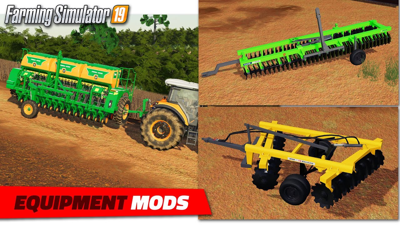 FS19 | Equipment Mods (2020-08-26) - review - YouTube