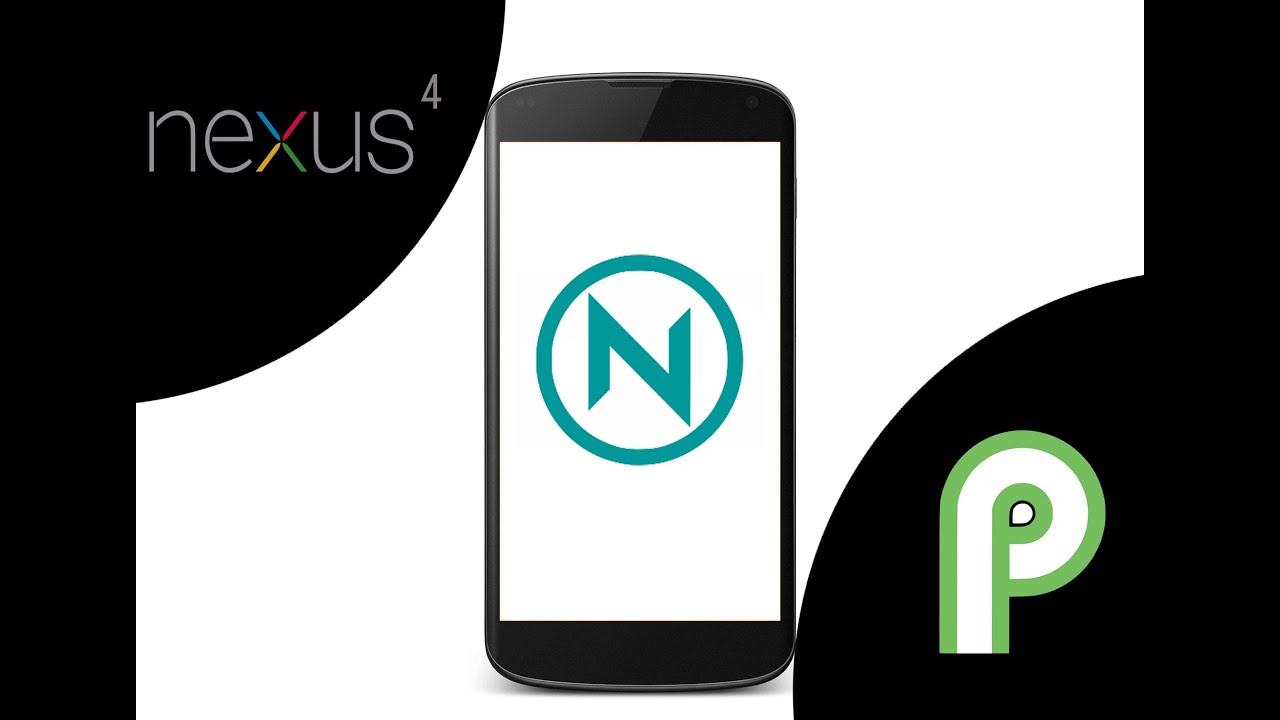 Nexus 4 Nitrogen OS Android 9.0 - YouTube