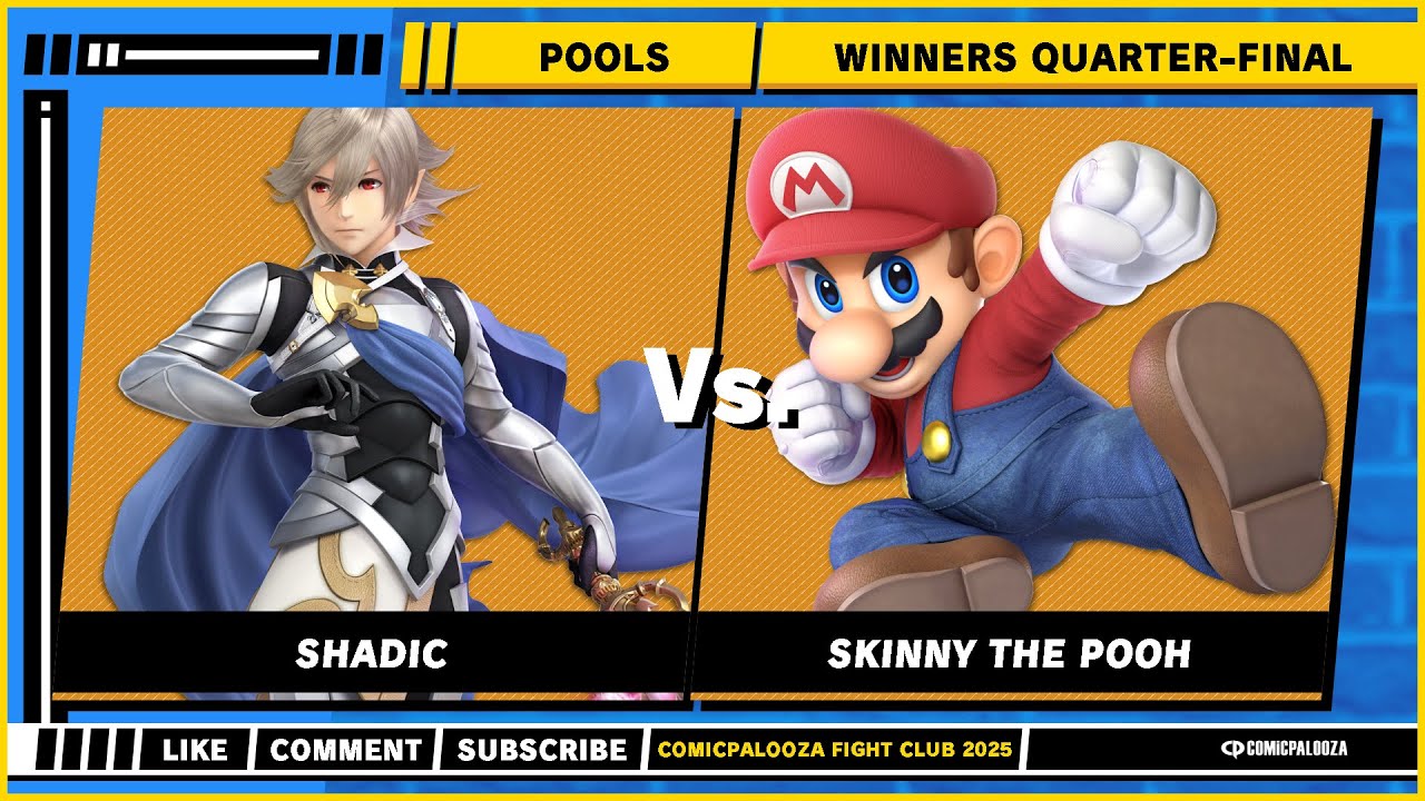 Comicpalooza 2025 - SHADIC (Corrin) VS Skinny the Pooh (Mario) - Super ...