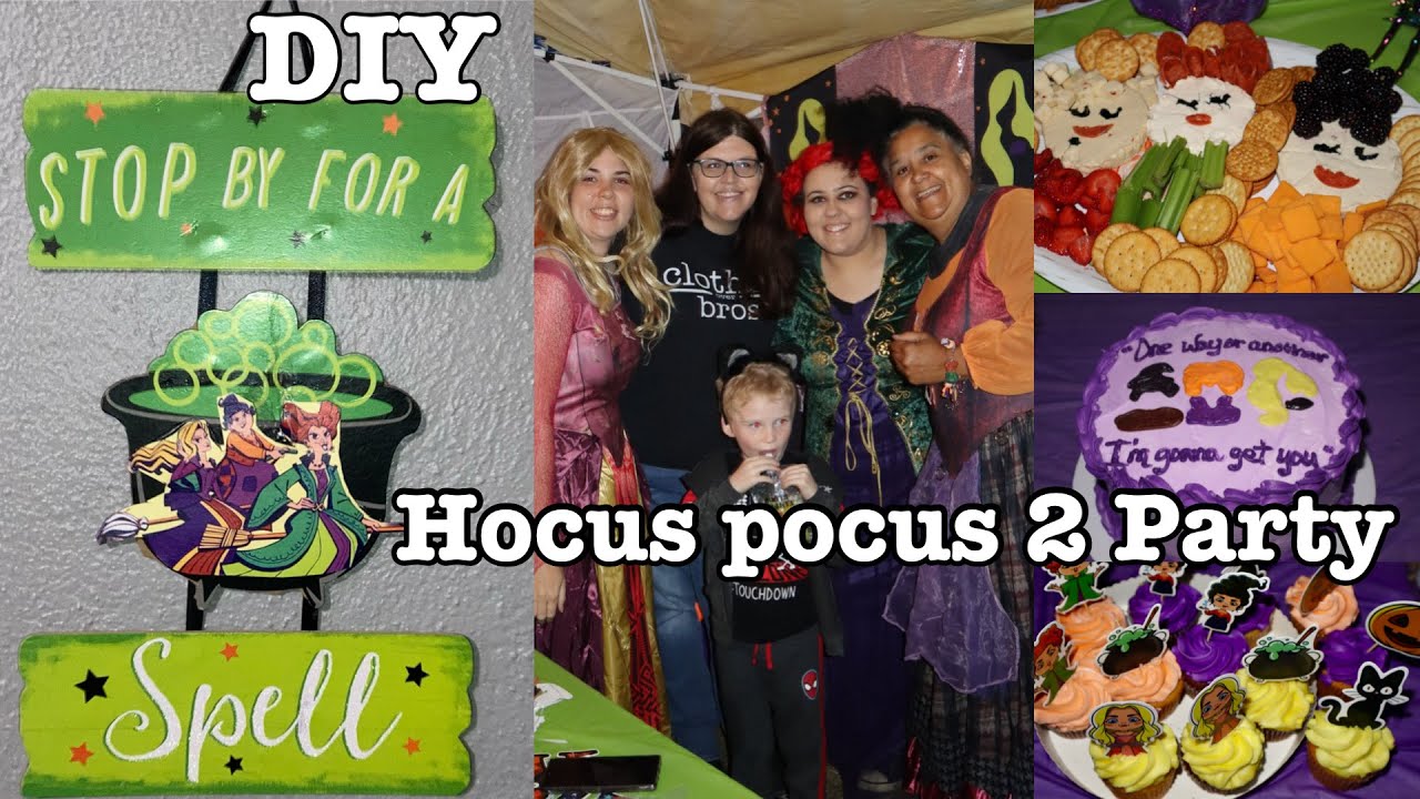 Cheap and Easy Hocus Pocus DIY Dollar tree Sign Plus Hocus Pocus 2 ...