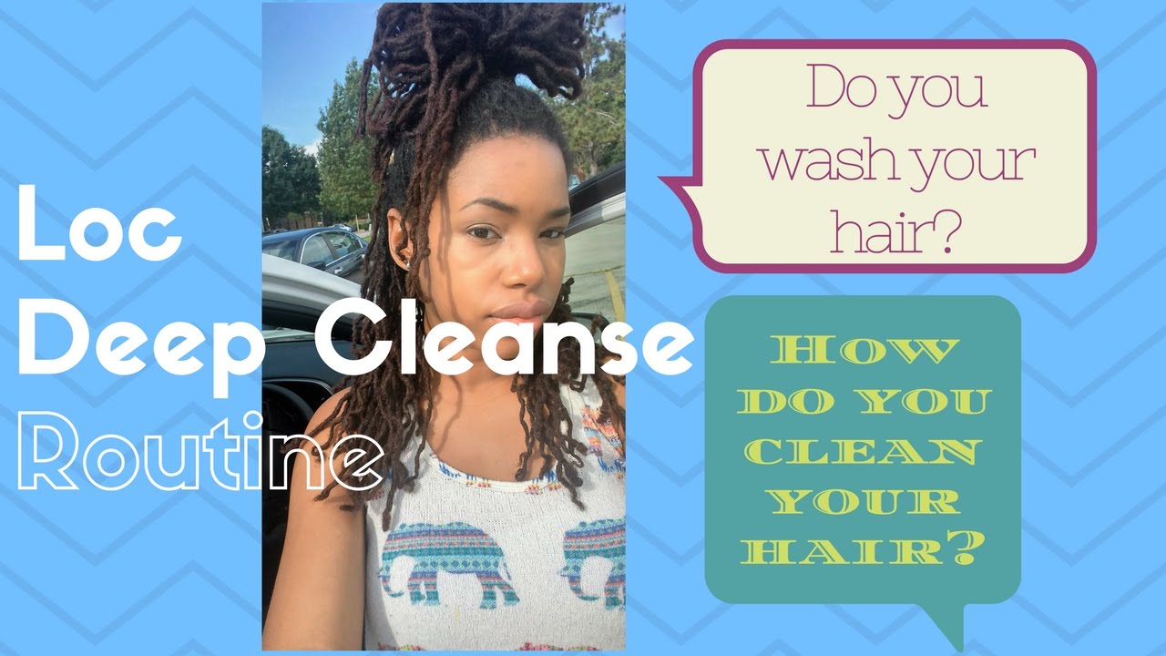 Deep Cleanse Loc Wash Routine - YouTube