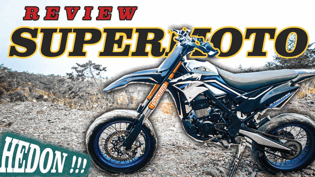 REVIEW D-TRACKER 2018 UPGRADE SUPERMOTO - YouTube