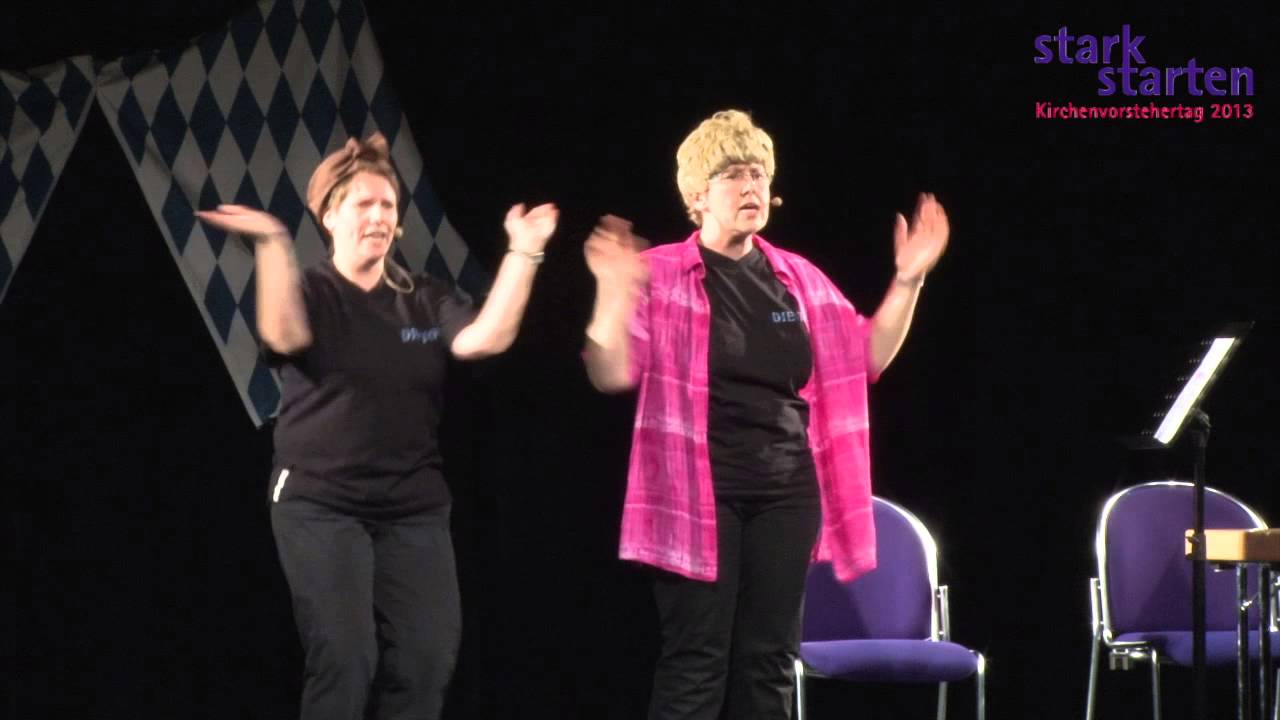 "Ehrenamtlich samma" - Song des Kirchenkabaretts Weißblaues Beffchen ...