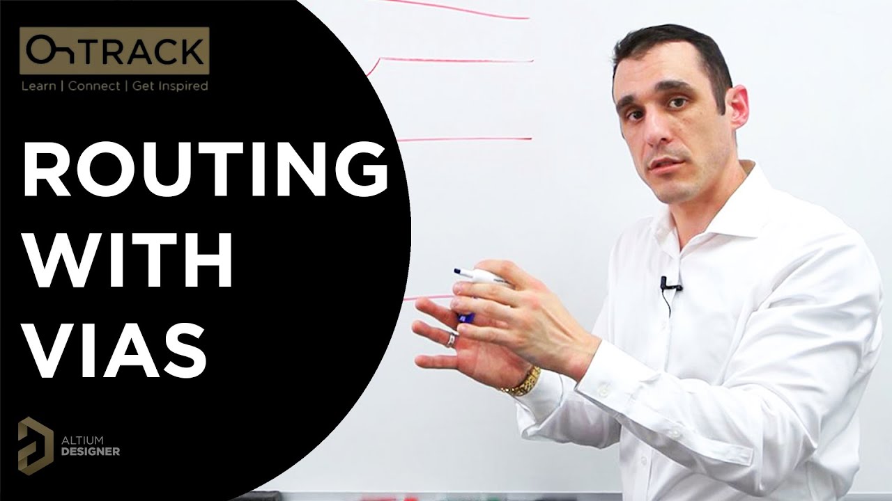 Routing with Vias | PCB Routing - YouTube