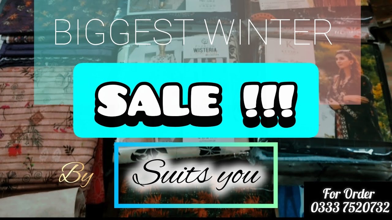 WINTER DHAMAKA SALE !!! 💯😍🔥 | SUITS YOU | Winter collection 2023 - YouTube