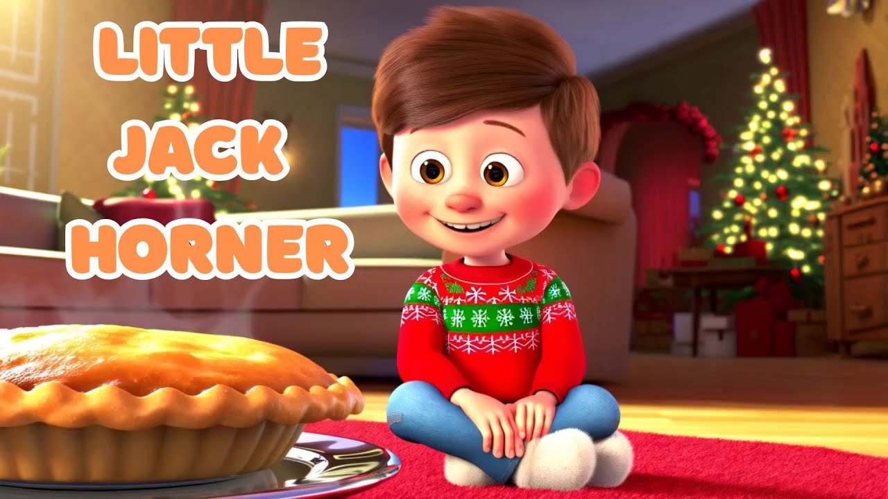 🎄 Little Jack Horner | 3D Animated Christmas Nursery Rhyme for Kids ...