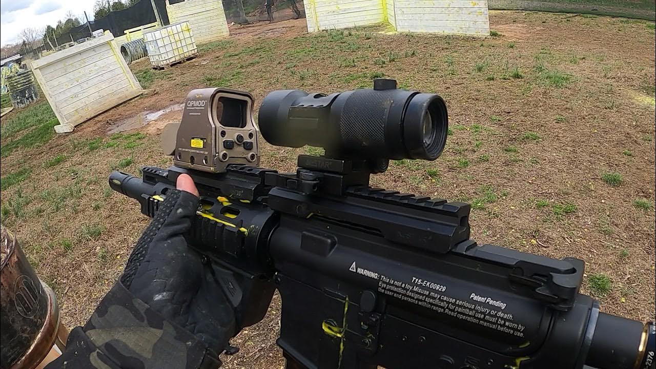 Bday paintball: Magfed gameplay (First Strike T15) - YouTube