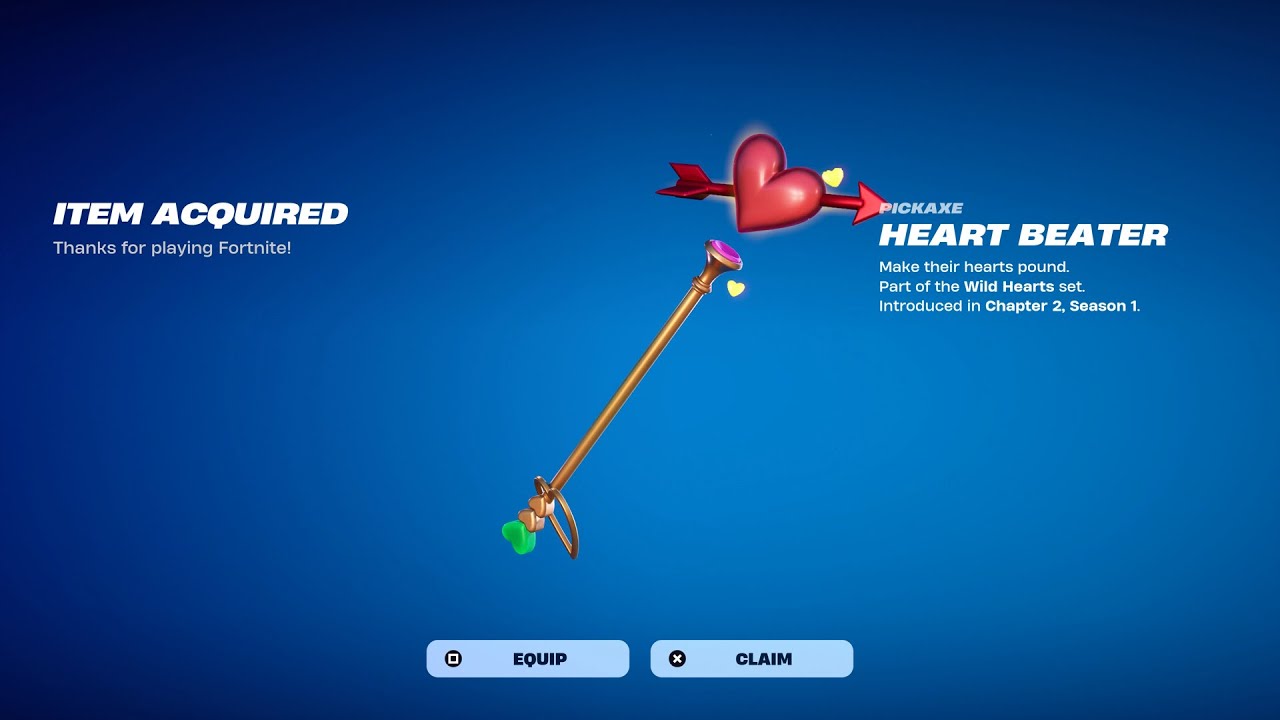 How To Get Heart Beater Pickaxe NOW FREE In Fortnite! (FREE Heart ...