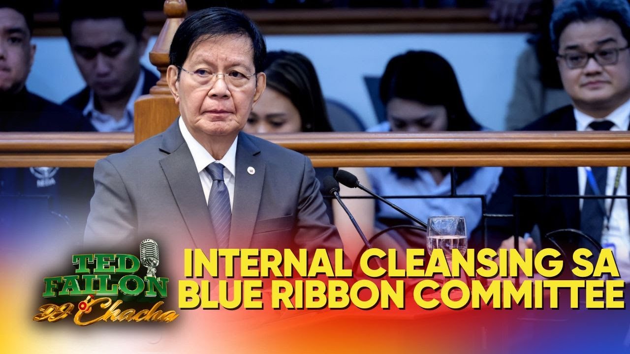 Internal cleansing sa Blue Ribbon Committee, isasagawa | Ted Failon ...