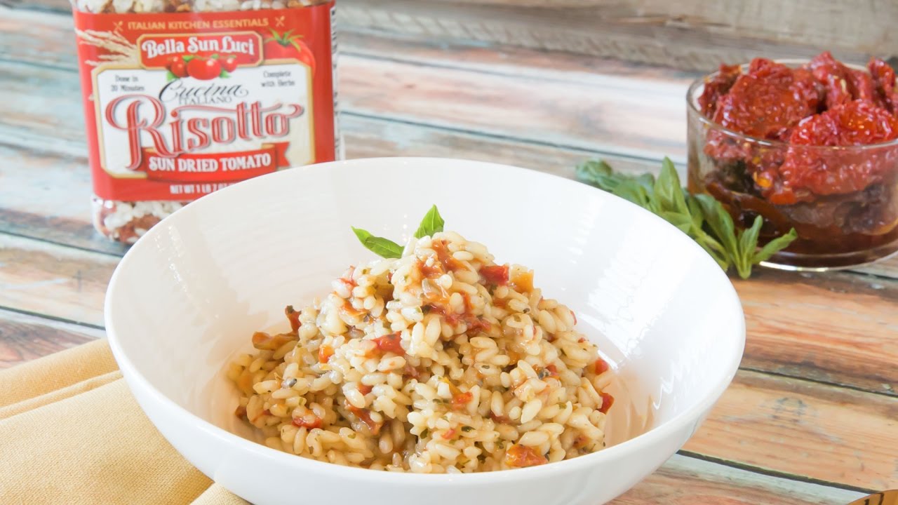 Bella Sun Luci Sun-Dried Tomato Risotto - YouTube