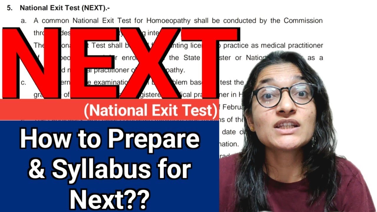 How to Prepare For National Exit Test (Next) Exam? - YouTube