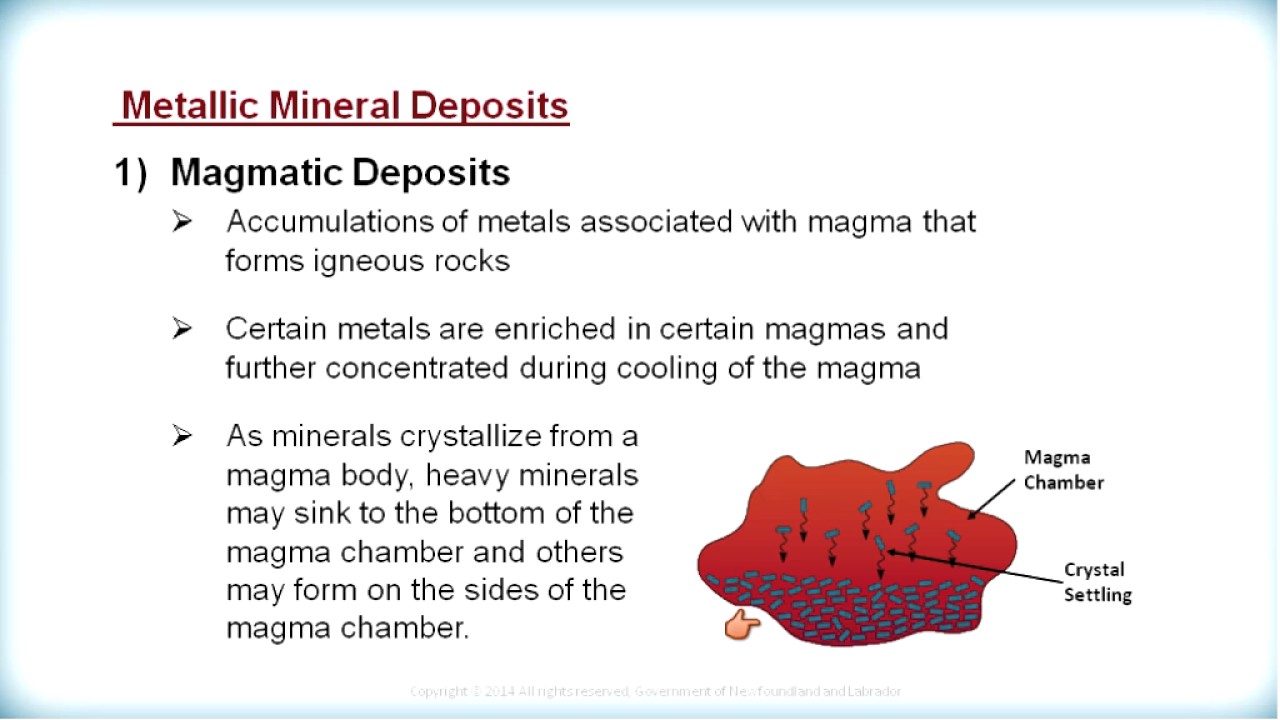 ES 3209 5 1 1 Economic Minerals and Mineral Deposits - YouTube
