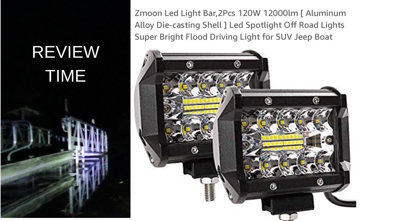 Zmoon Led Light Bar 120W 12000lm Review - YouTube
