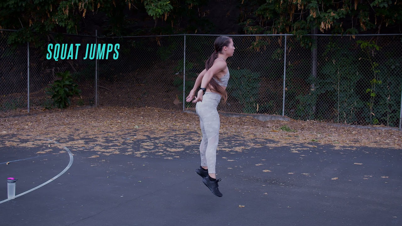 Proper Squat Jump Form - YouTube