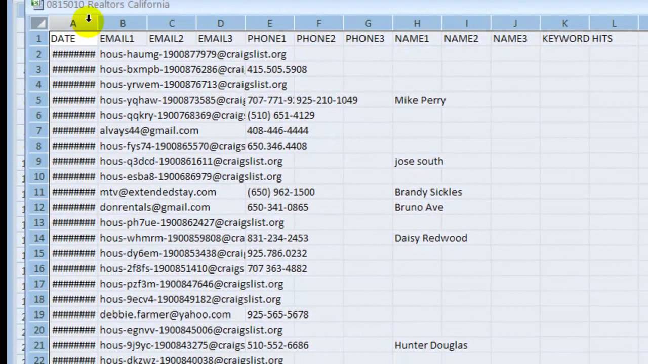 Net Extractor and Go Scraper - Retrieve emails, names, phone numbers ...