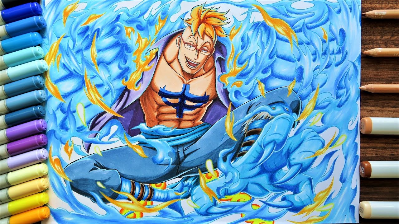 Drawing Marco the Phoenix | Wano Kuni - One Piece - YouTube